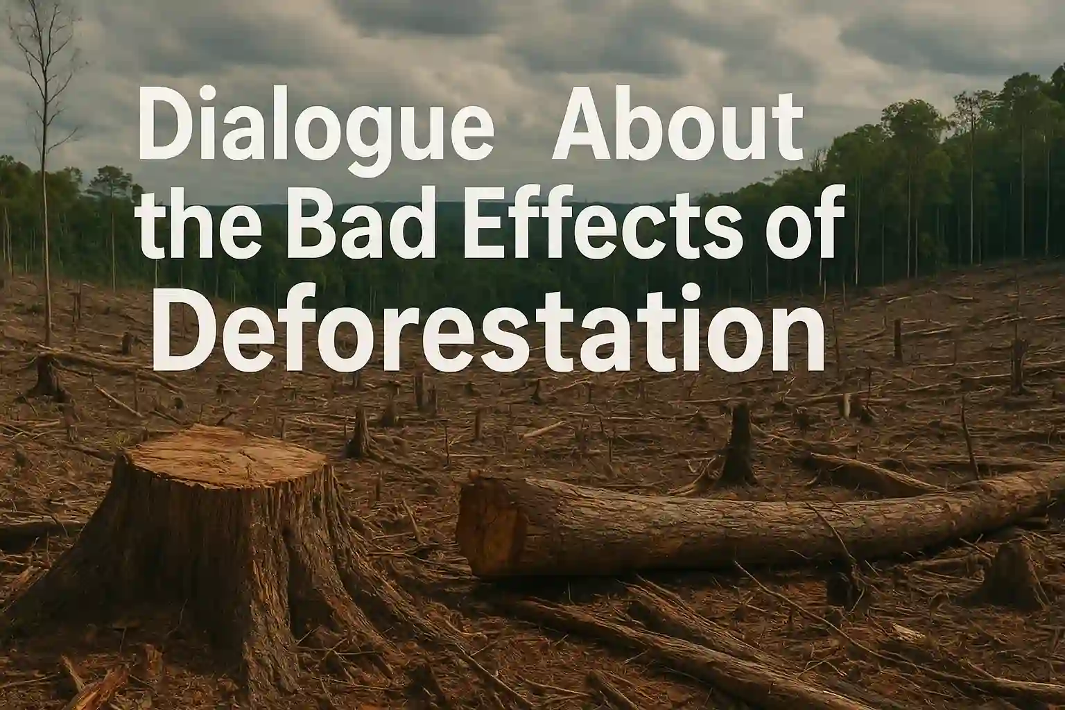 Dialogue About the Bad Effects of Deforestation