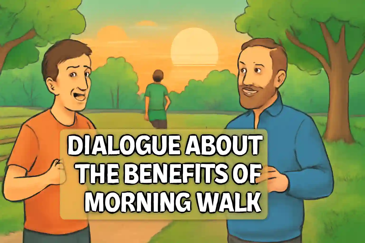 Dialogue About The Benefits of Morning Walk