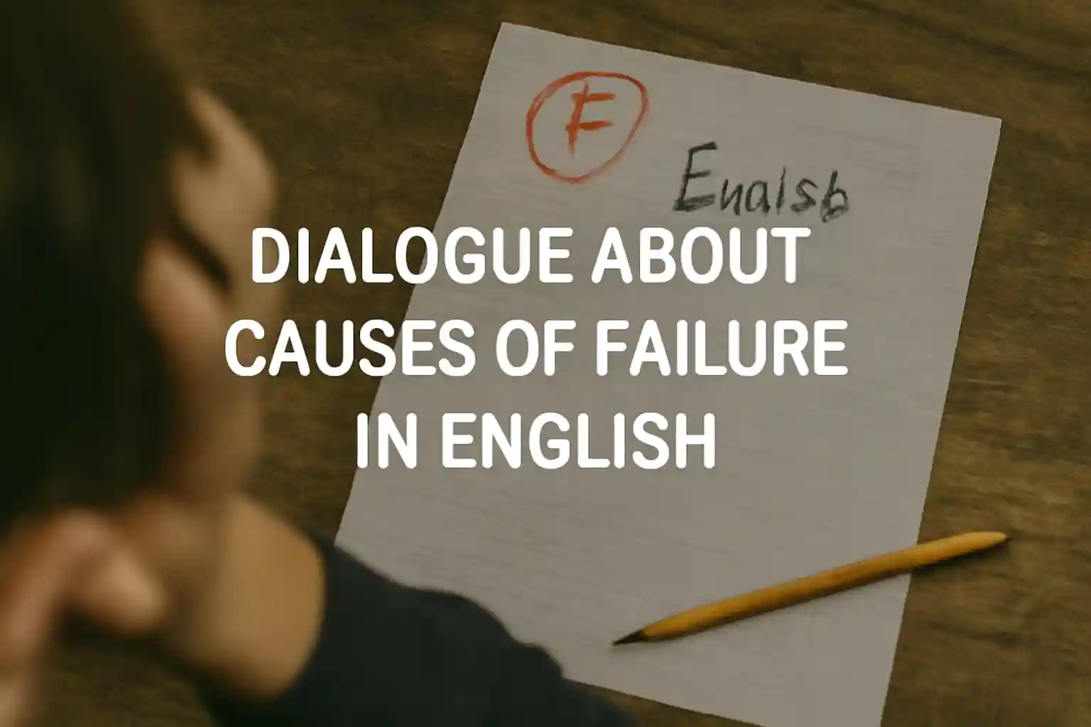 Dialogue About The Causes of Failure in English
