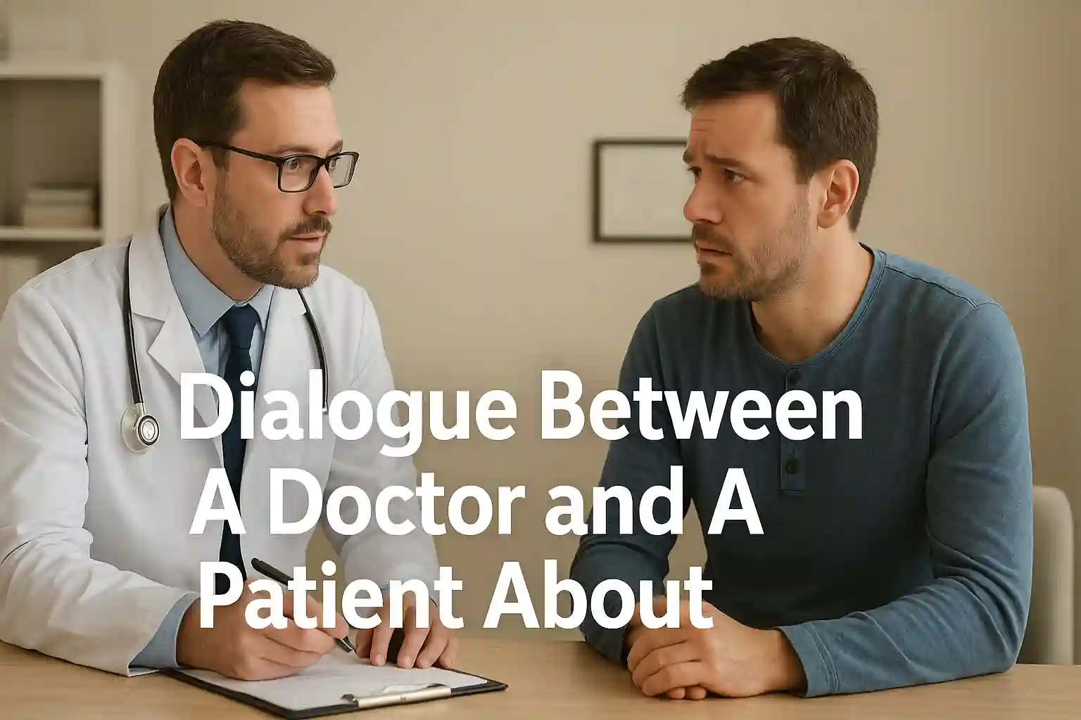Dialogue Between a Doctor and a Patient About His Illness