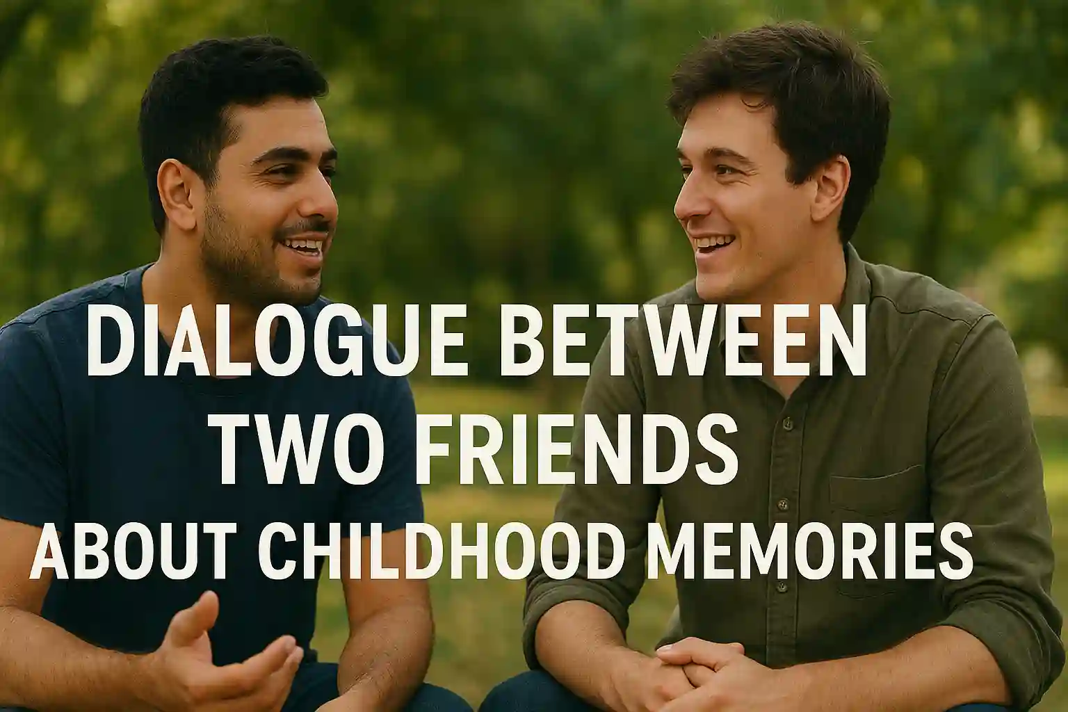 Dialogue Between Two Friends About Childhood Memories