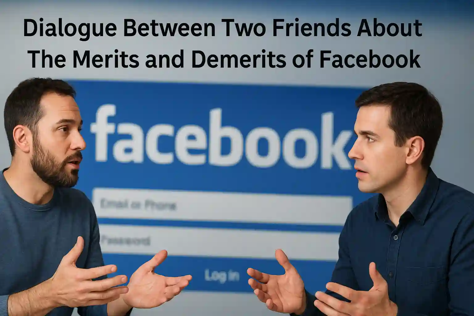 Dialogue About the Merits and Demerits of Facebook