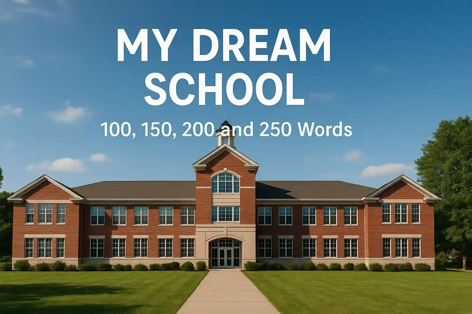 My Dream School Paragraph in 100, 150, 200 and 250 Words