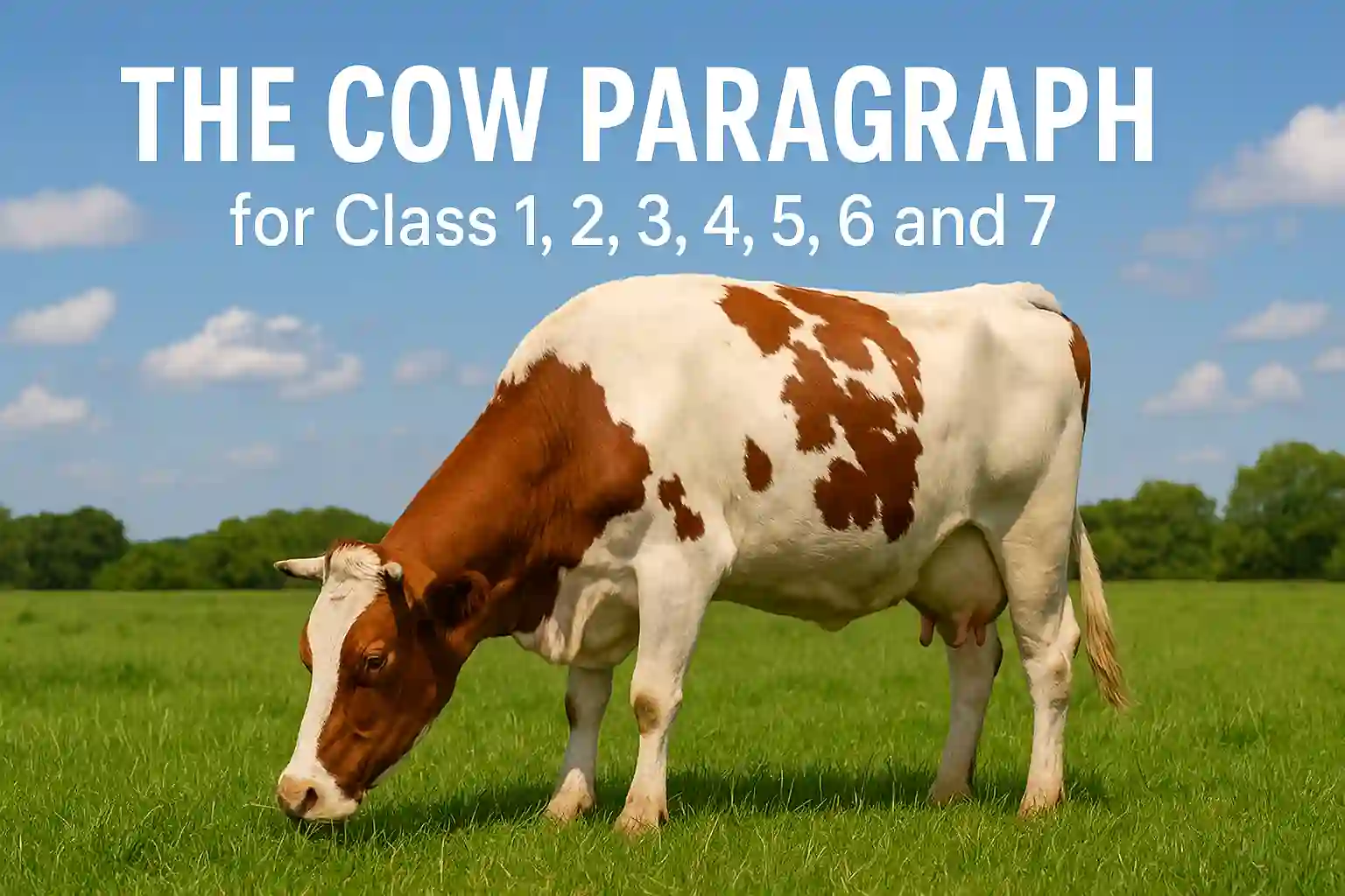 The Cow Paragraph for Class 1, 2, 3, 4, 5, 6 and 7